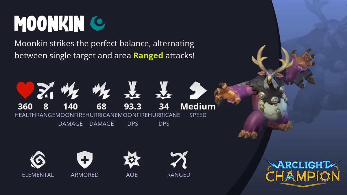 Warcraft Rumble Moonkin Mini - Arclight-Champion.com