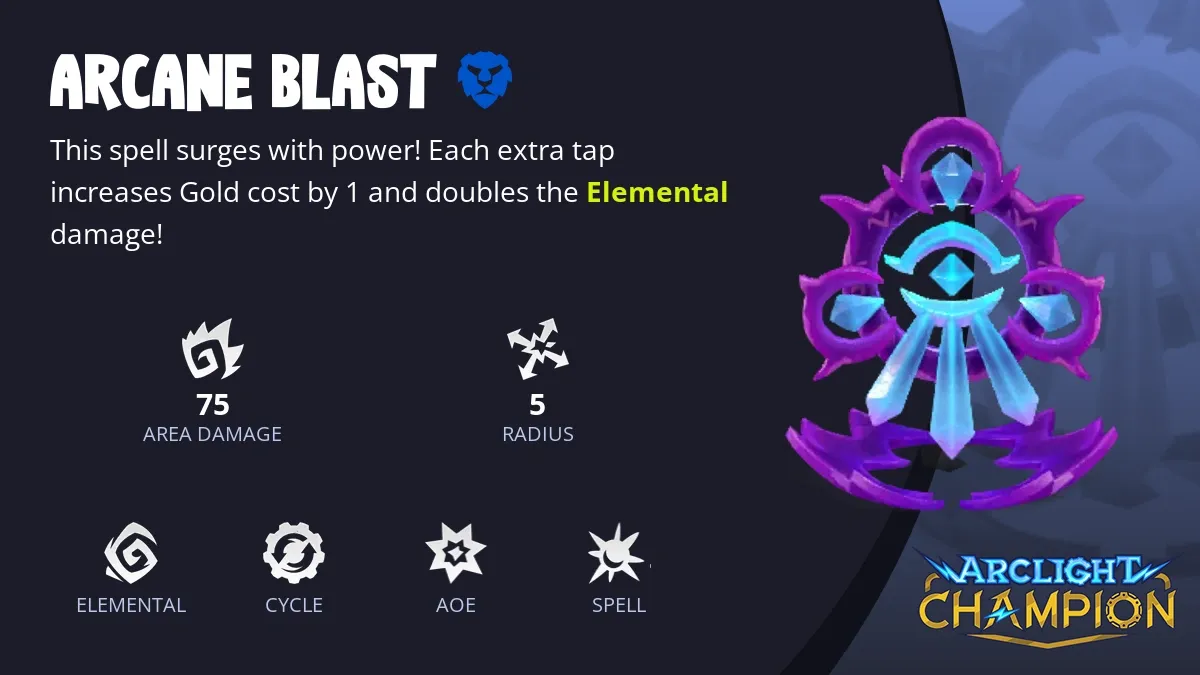 Warcraft Rumble Arcane Blast Mini - Arclight-Champion.com